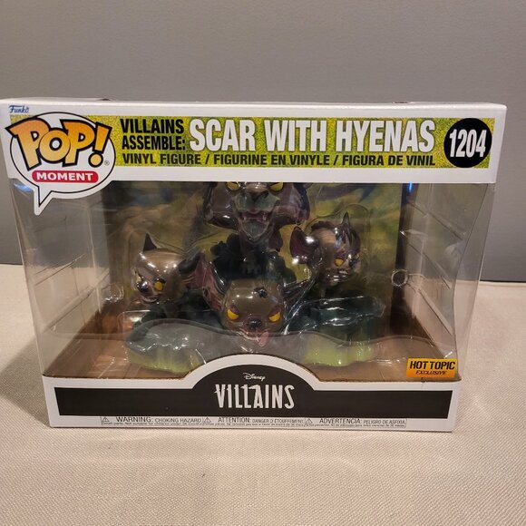 Funko | Toys | Funko Pop Villains Lion King Scar With Hyenas 24 Disney ...